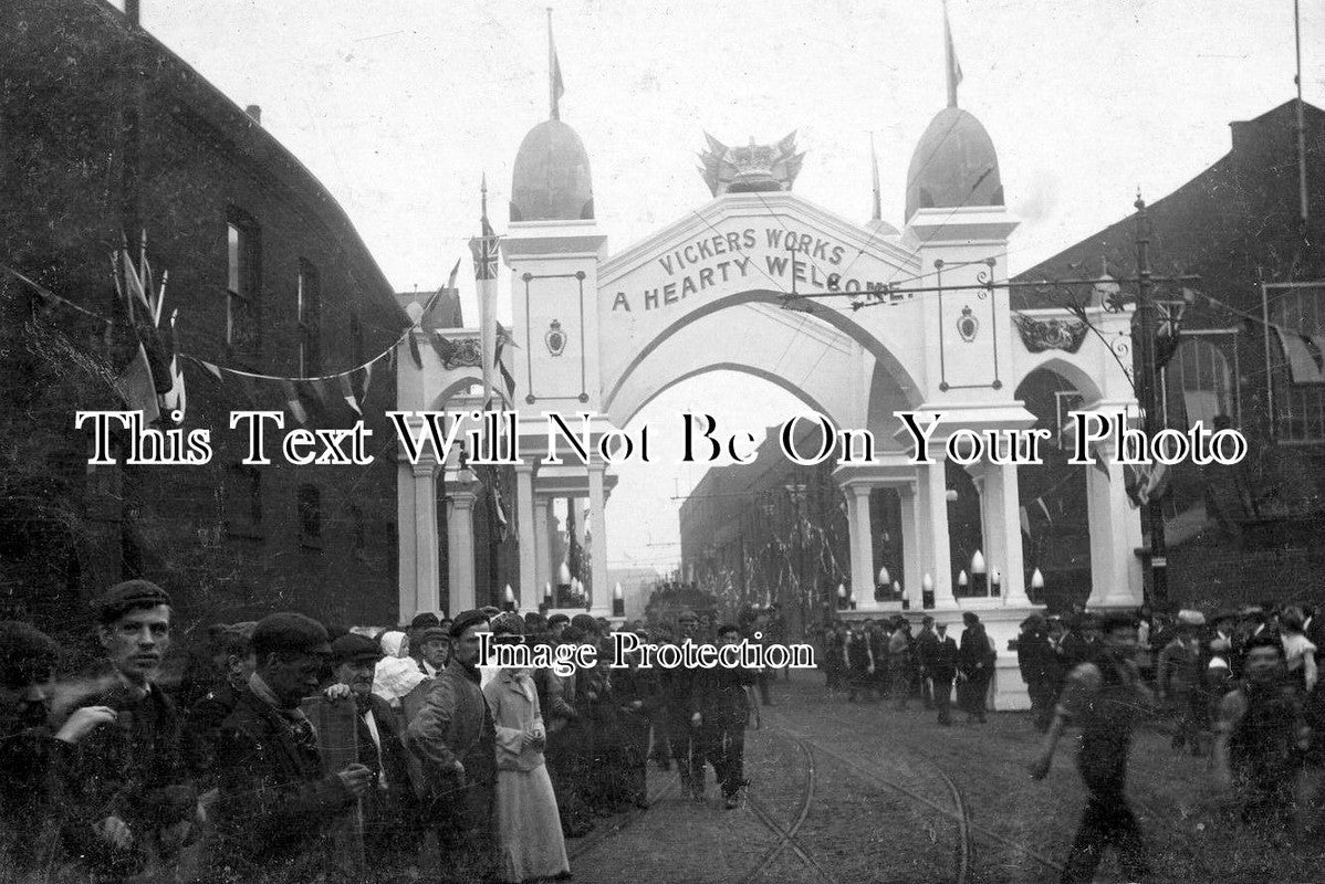 LA 455 - Vickers Works Arch, Brightside, Sheffield, Lancashire – JB Archive