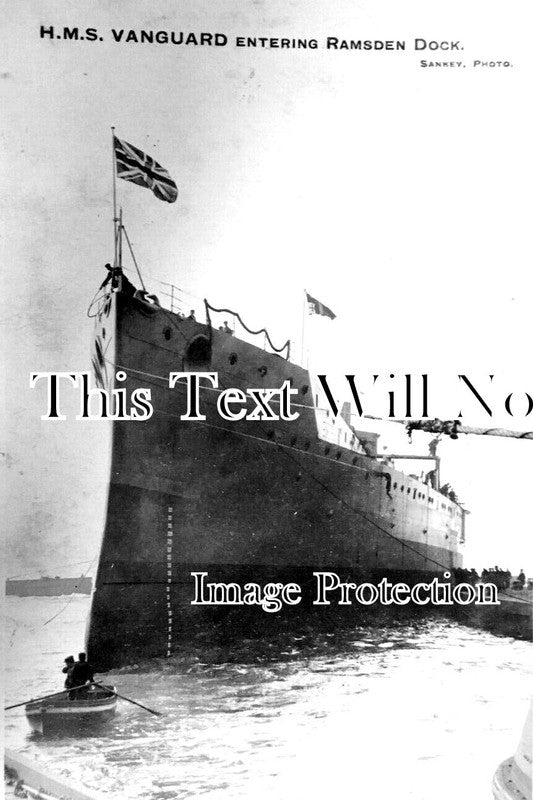 LA 4645 - HMS Vanguard Entering Ramsden Dock, Barrow, Lancashire – JB ...