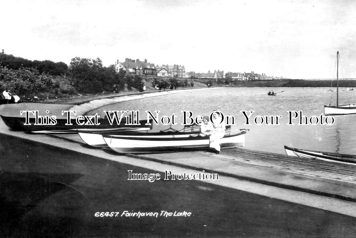 LA 4758 - The Lake, Fairhaven, Lancashire c1916 – JB Archive