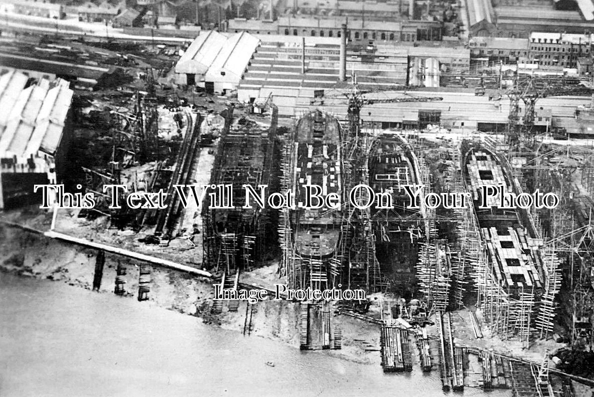 LA 4783 - Barrow Naval Ship Construction Bays, Lancashire – JB Archive