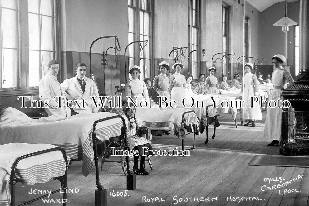 LA 4925 - Jenny Lind Ward, Royal Southern Hospital, Liverpool, Lancash ...