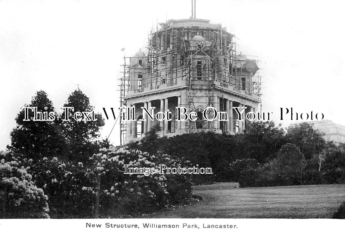LA 6029 - New Structure, Williamson Park, Lancaster, Lancashire c1909 ...