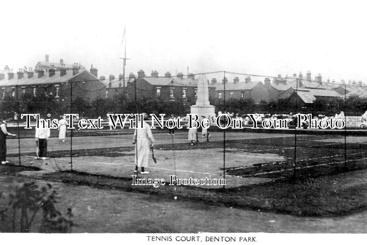 LA 6108 - Tennis Courts, Denton Park, Manchester, Lancashire – JB Archive