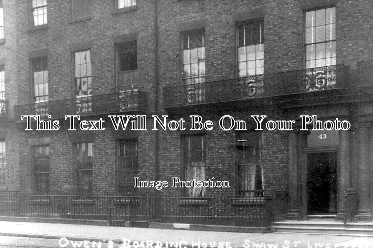 LA 6315 - Owens Boarding House, Shaw Street, Liverpool, Lancashire – JB ...
