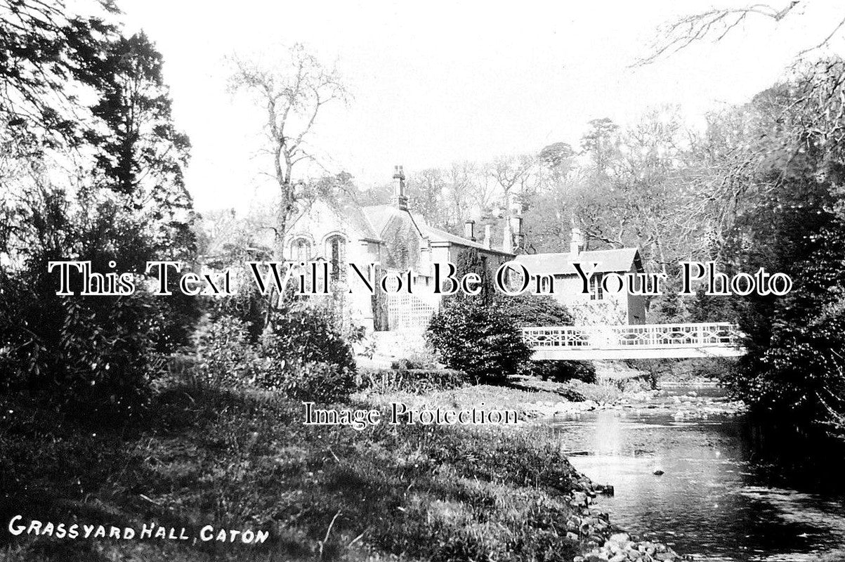 LA 6365 - Grassyard Hall, Caton With Littledale, Lancashire c1910 – JB ...