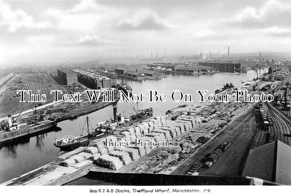 LA 6444 - No 6,7 & 8 Docks, Trafford Wharf, Manchester, Lancashire – JB ...