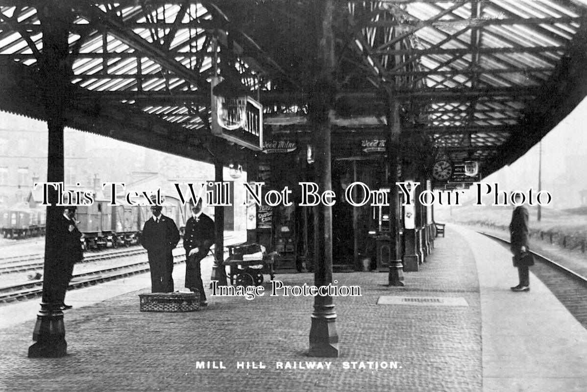 LA 6598 - Mill Hill Railway Station, Blackburn, Lancashire – JB Archive