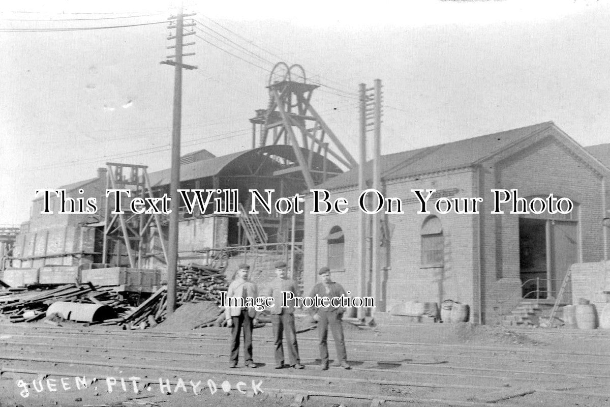 LA 667 - Queen Pit, Haydock, Lancashire c1905 – JB Archive