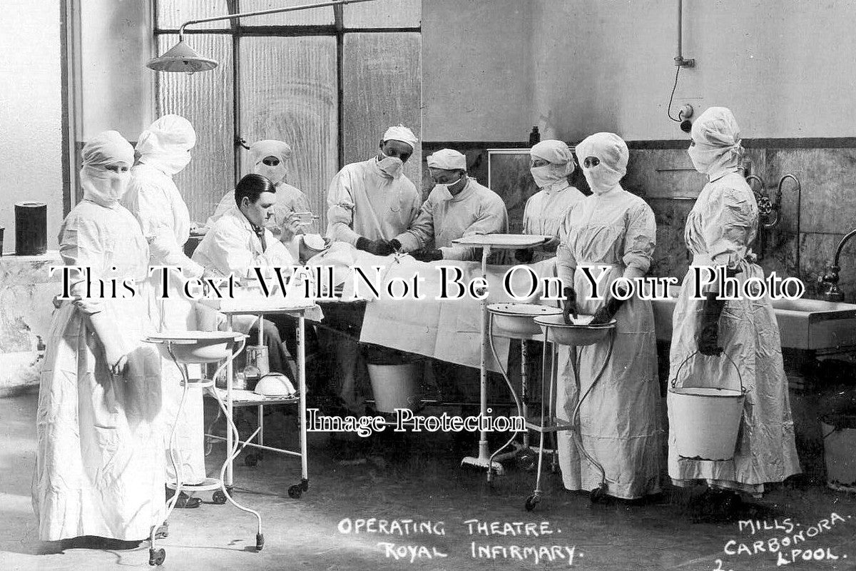 LA 6771 - Operating Theatre, Royal Infirmary, Liverpool, Lancashire – JB Archive