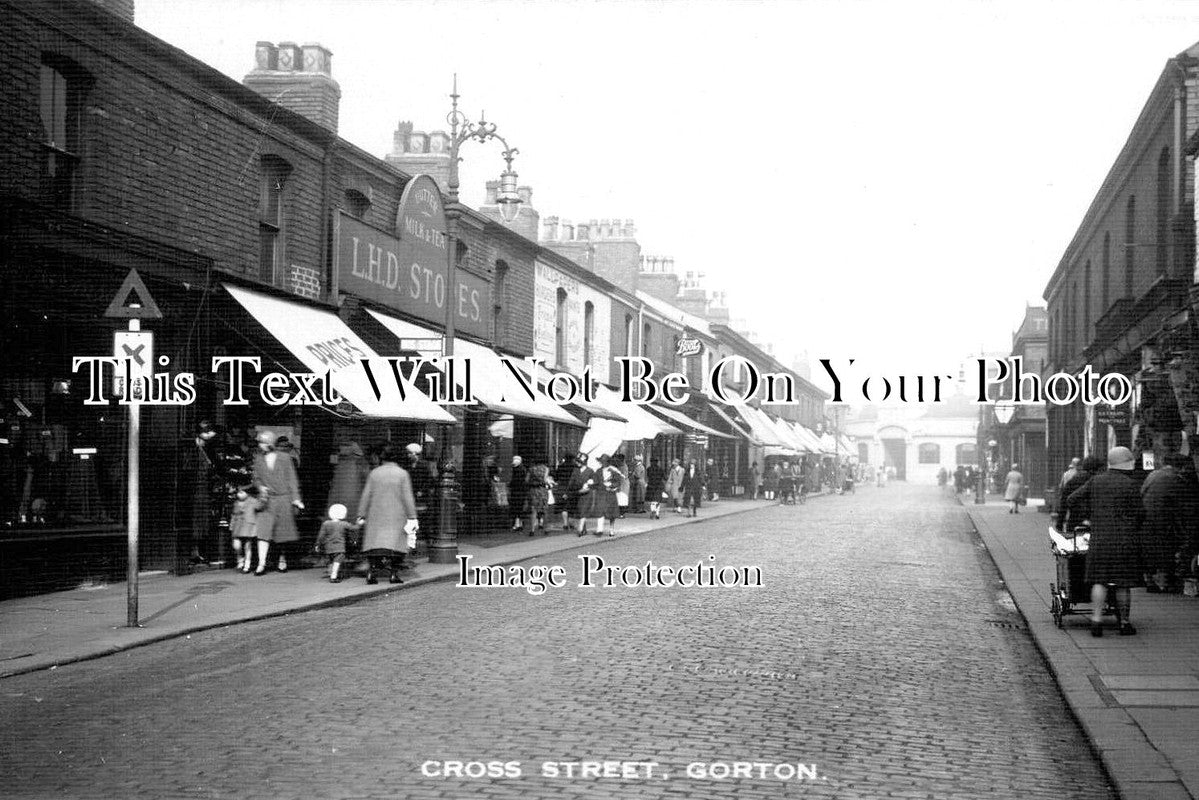 LA 7267 - Cross Street, Gorton, Manchester, Lancashire – JB Archive