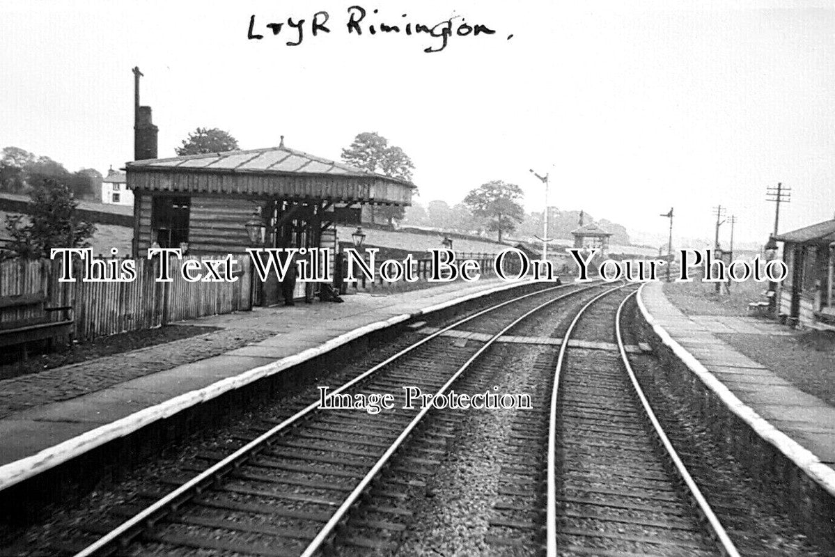 LA 7276 - Rimington Railway Station, Ribble Valley, Lancashire – JB Archive