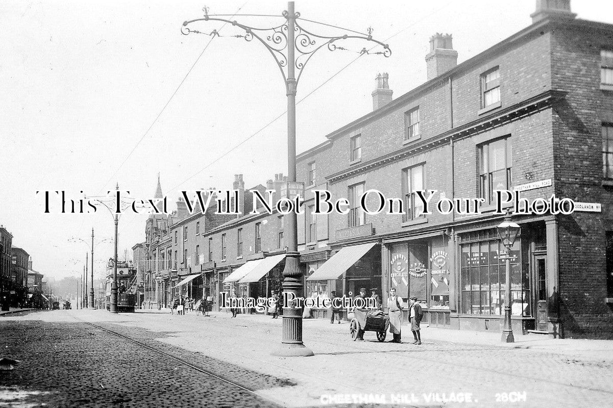 LA 798 - Cheetham Hill Village, Lancashire c1905 – JB Archive