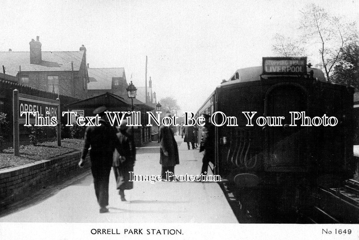 LA 918 - Orrell Park Railway Station, Liverpool, Lancashire – JB Archive