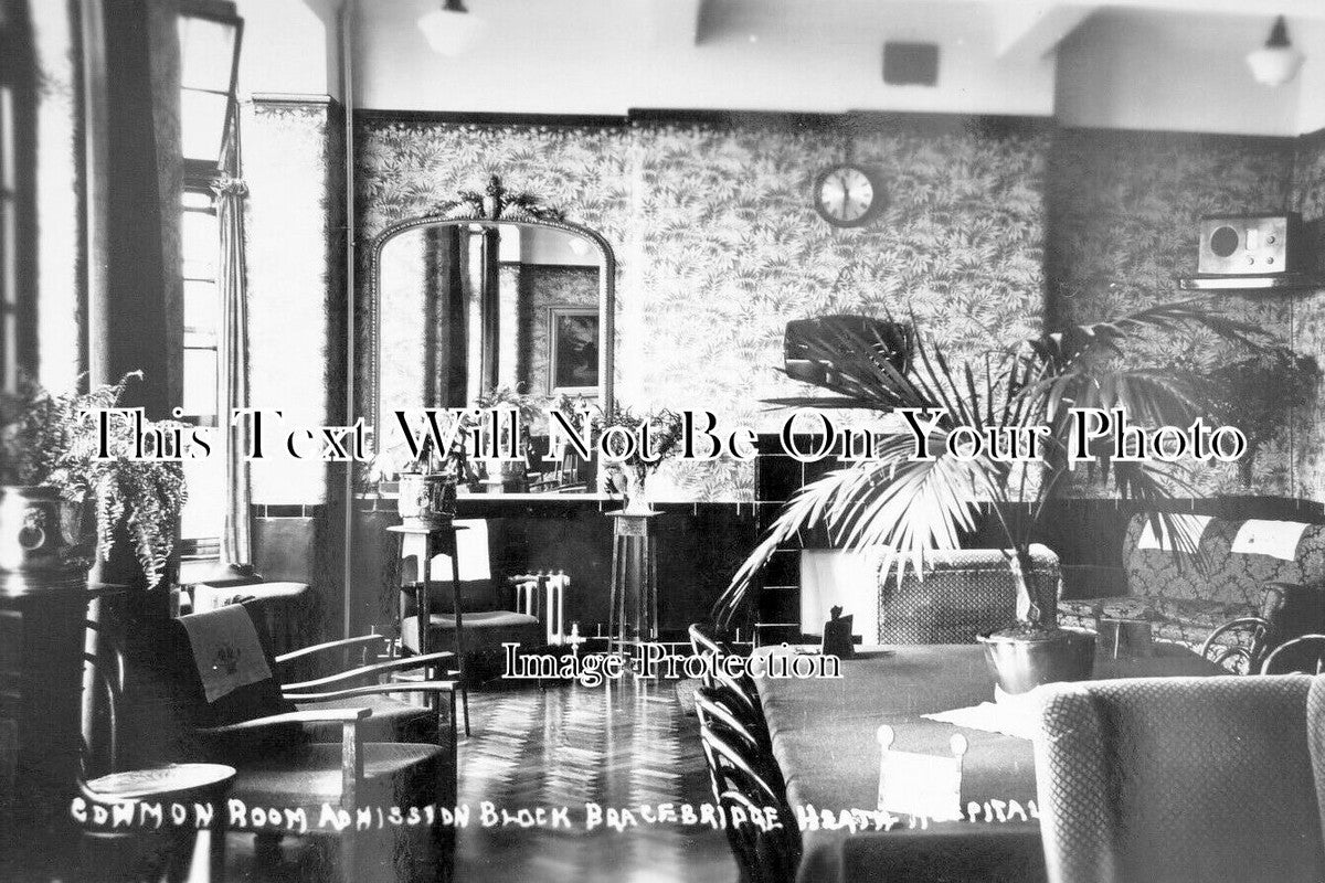 LI 3209 - Common Room, Bracebridge Heath Asylum, Lincolnshire – JB Archive