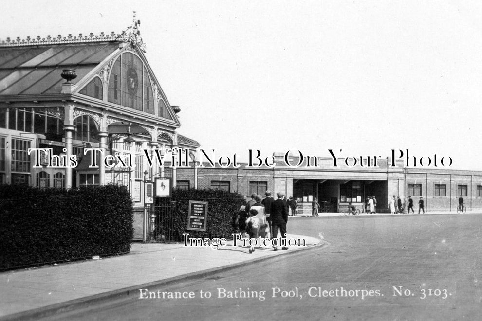 LI 692 - Entrance To Bathing Pool Kingsway Pavilion Cleethorpes, Linco ...