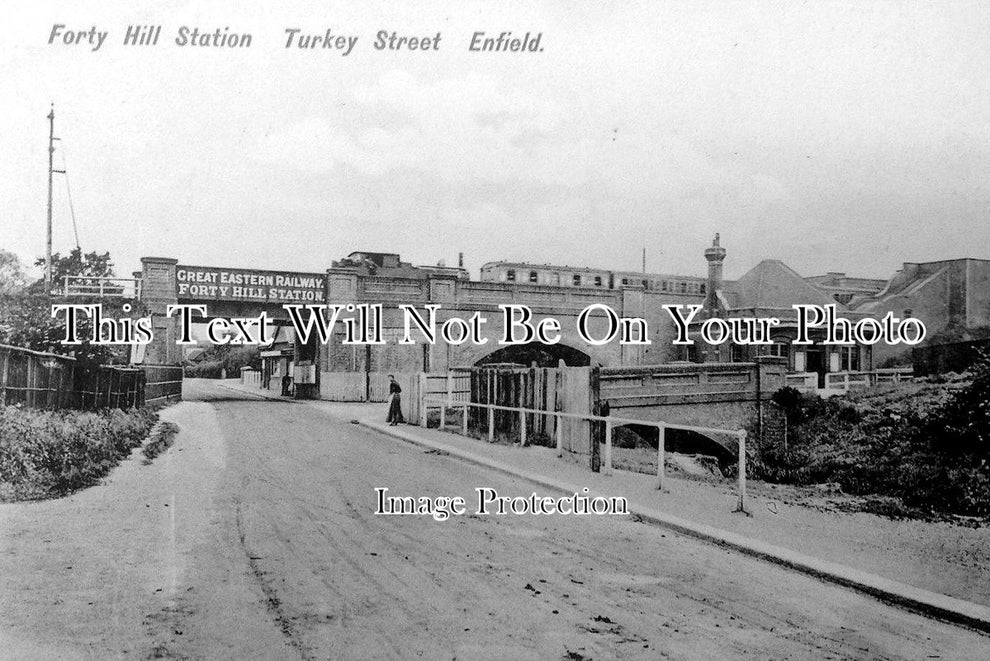 LO 1116 - Forty Hill Railway Station, Turkey Street, Enfield, London ...