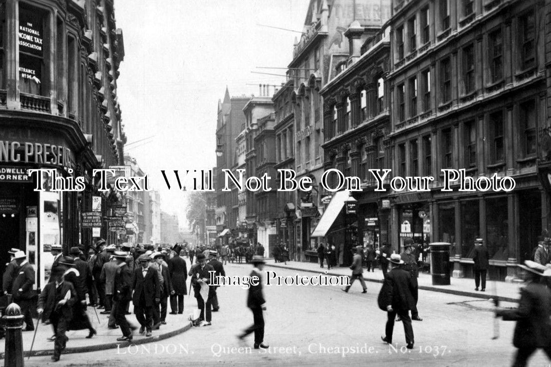 LO 1155 - Queen Street, Cheapside, London – JB Archive