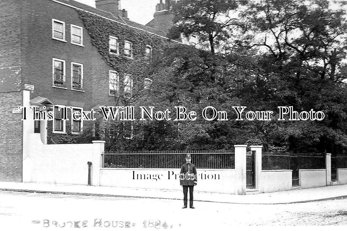 LO 1441 - Brooke House Hospital Asylum, Clapton, Hackney, London c1884 ...