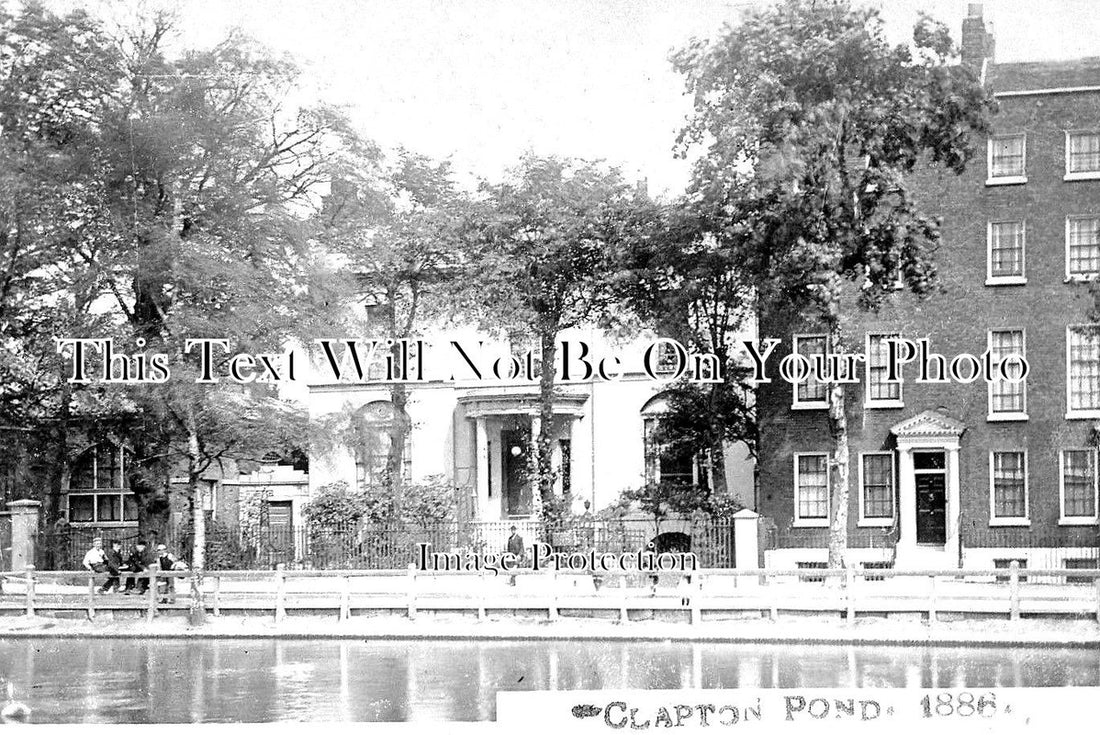 LO 1642 - Clapton Pond, Hackney, London 1886 – JB Archive