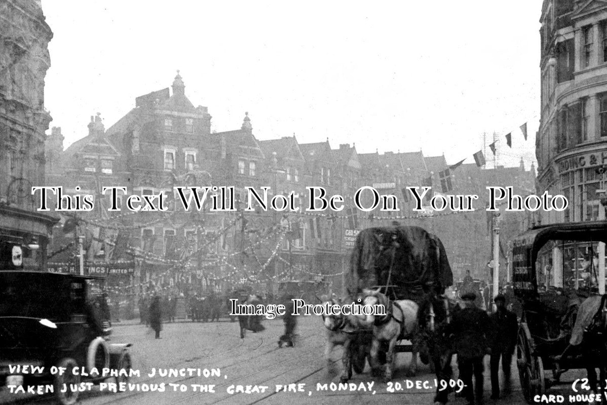 LO 1699 - Clapham Junction Previous To Great Fire, London 1909 – JB Archive