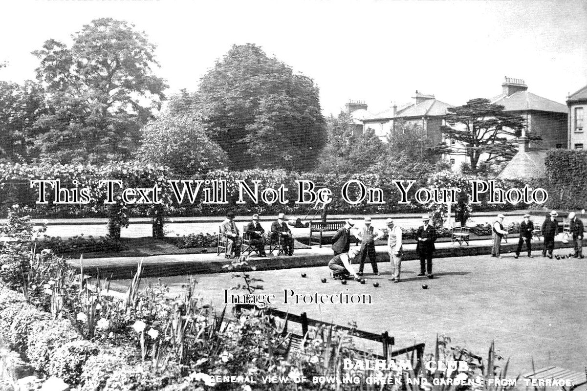 LO 1851 - Bowling Green & Gardens, Balham Club, London – JB Archive