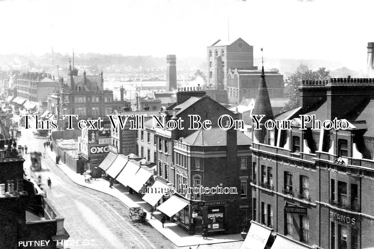 LO 2311 - Putney High Street, London c1907 – JB Archive