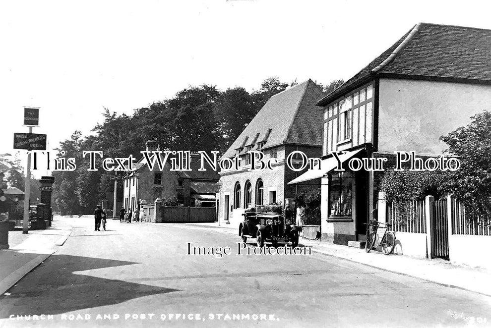 LO 2683 - Church Road & Post Office, Stanmore, London – JB Archive