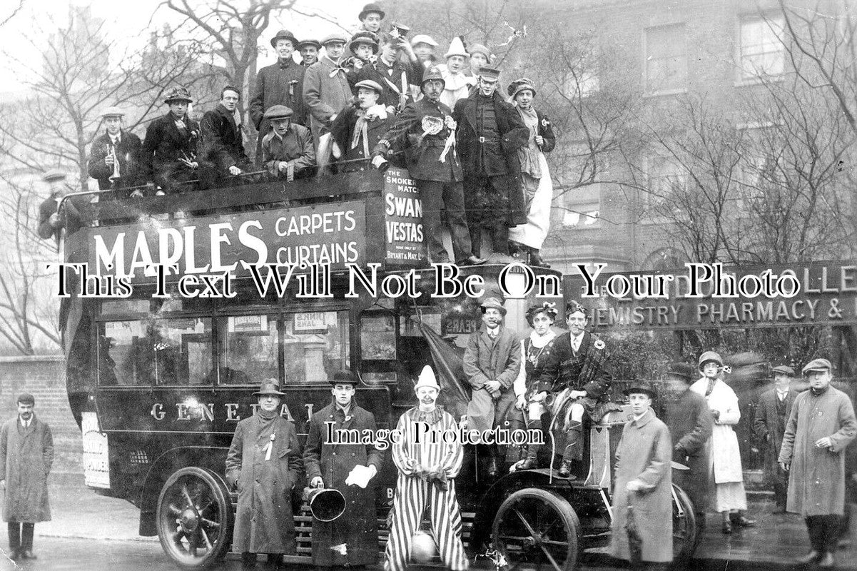 LO 4529 - The London College Chemistry Pharmacy, Motor Bus, Clapham ...