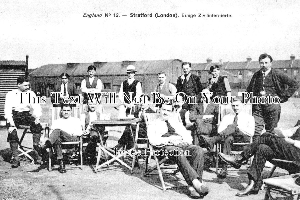 LO 4711 - Stratford Internment Camp German POW, London WW1 – JB Archive