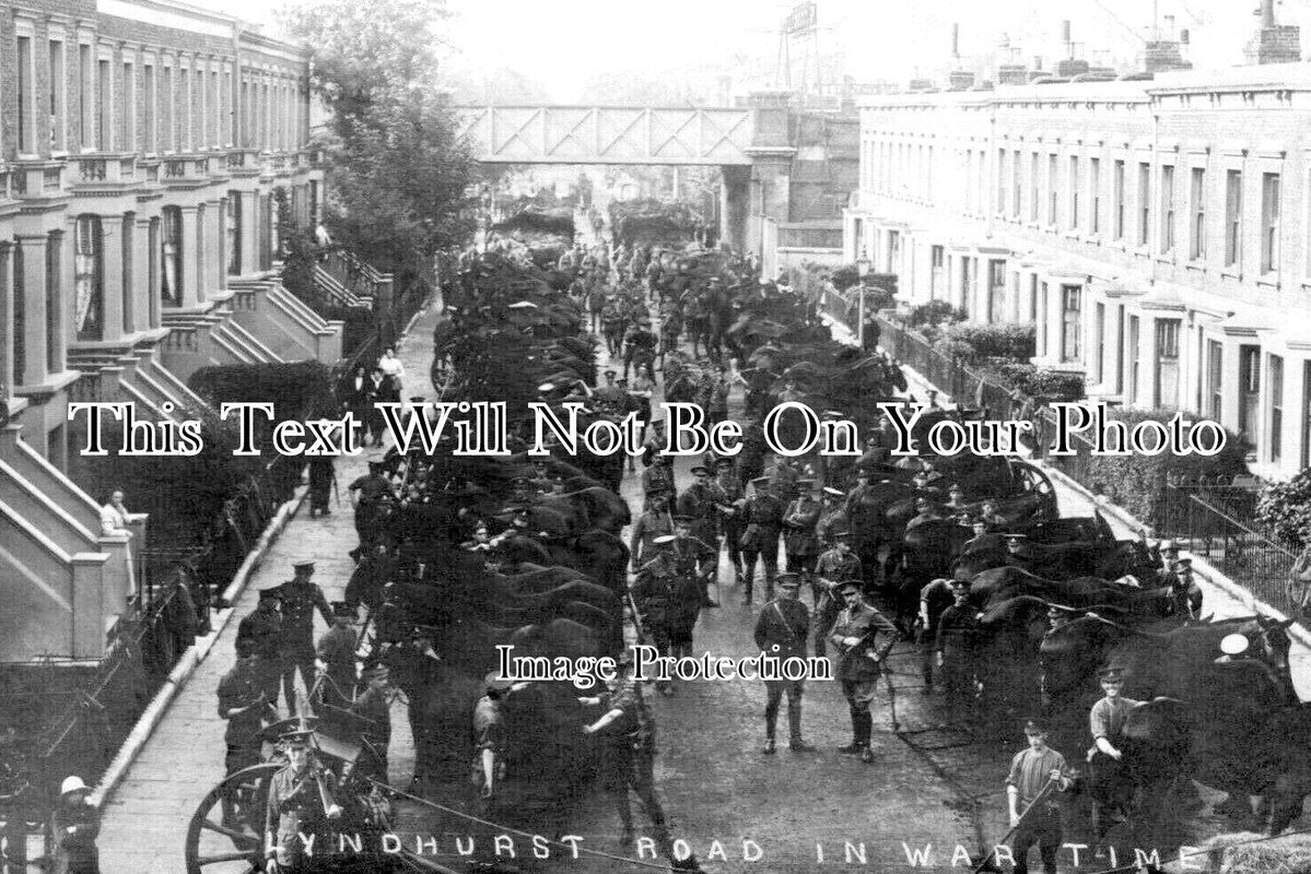LO 5503 - Lyndhurst Road, Peckham, Camberwell, London 1915 WW1 – JB Archive