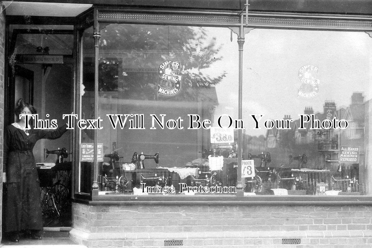 LO 5838 - Singer Sowing Machine Shop, London – JB Archive