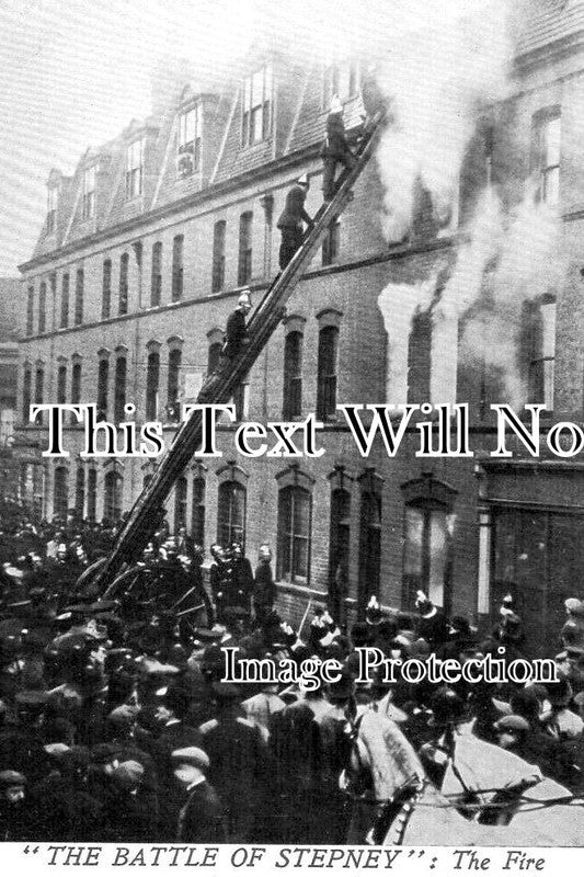 LO 5890 - The Battle Of Stepney, Sidney Street Siege, London 1911 – JB ...