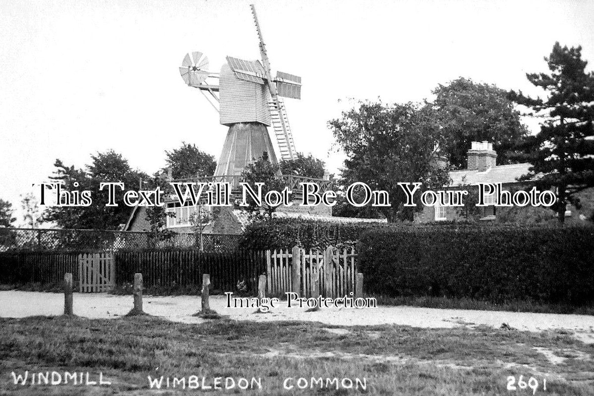 LO 6013 - Wimbledon Common Windmill, Mill, London c1910 – JB Archive