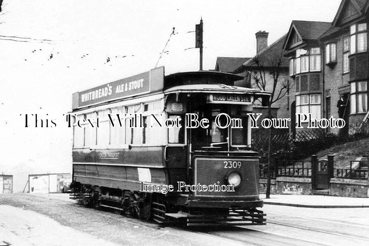 LO 791 - Single Decker Tram, 2309 To Wood Green Station, London – JB ...