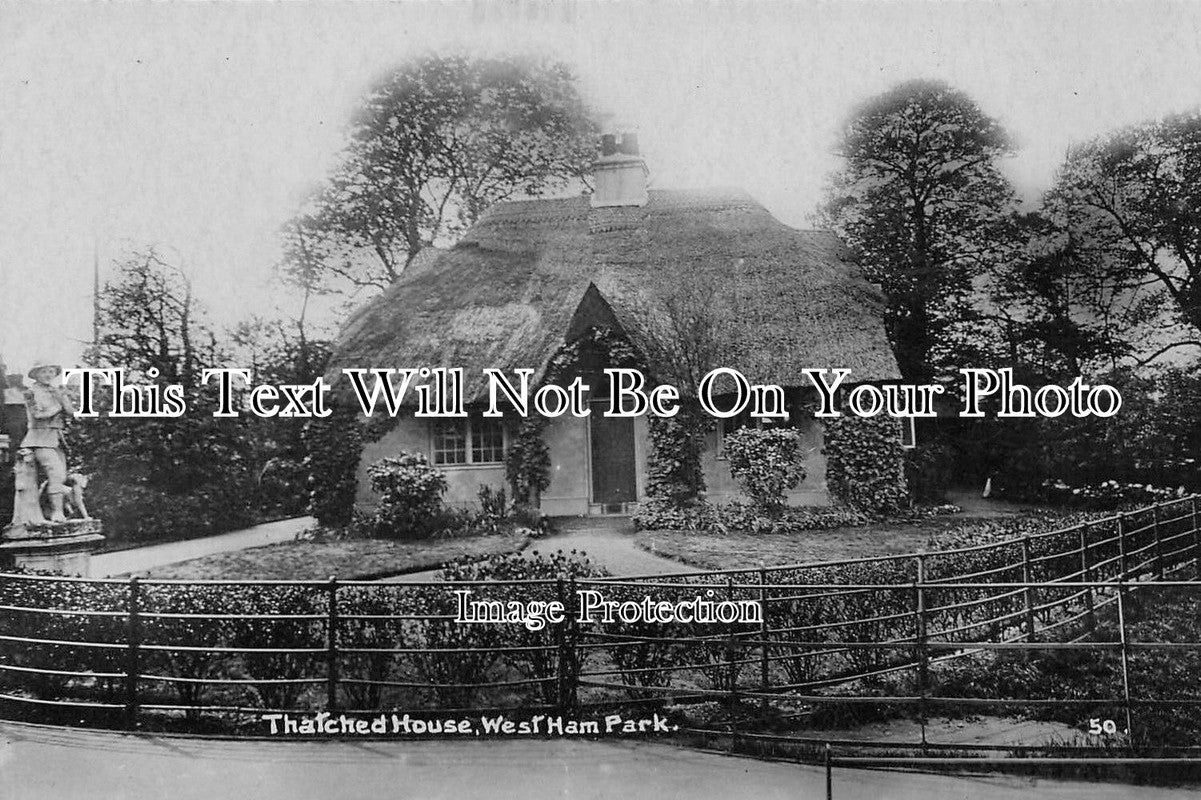 LO 954 - Thatched House, West Ham Park, London – JB Archive