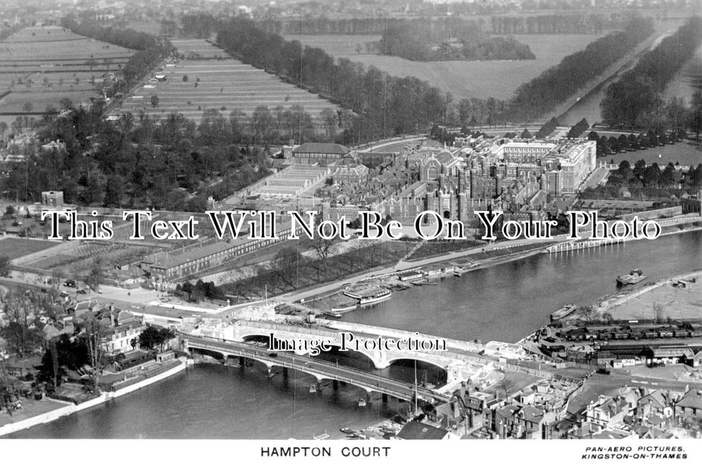 MI 1068 - Hampton Court Palace & Bridge, Middlesex – JB Archive