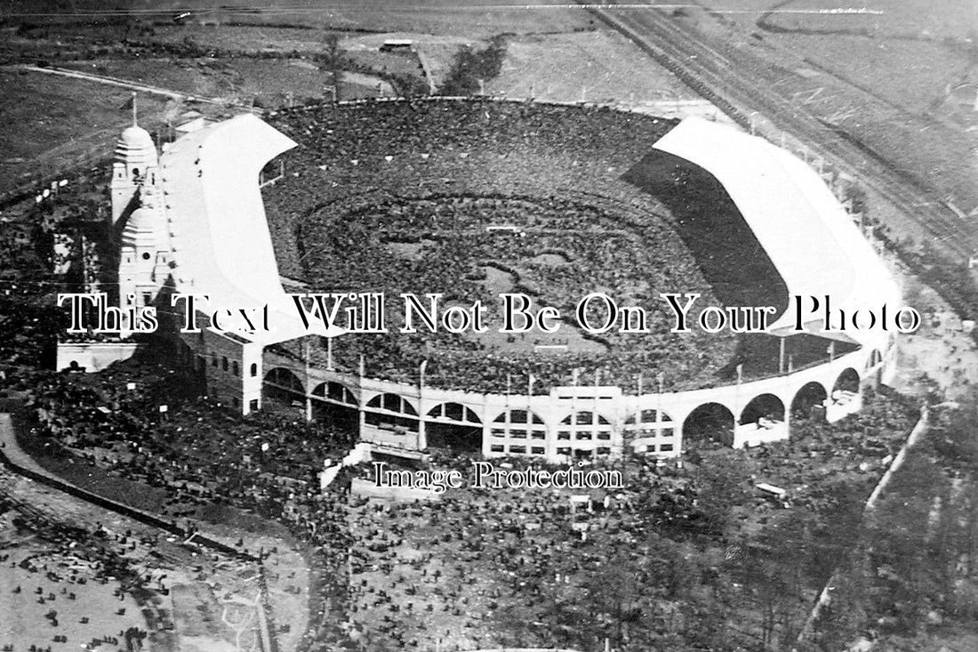 MI 1098 - Aerial View Of Wembley Stadium, Middlesex c1946 – JB Archive