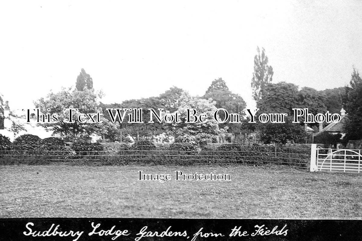 MI 1207 - Sudbury Lodge Gardens From The Fields, Middlesex – JB Archive