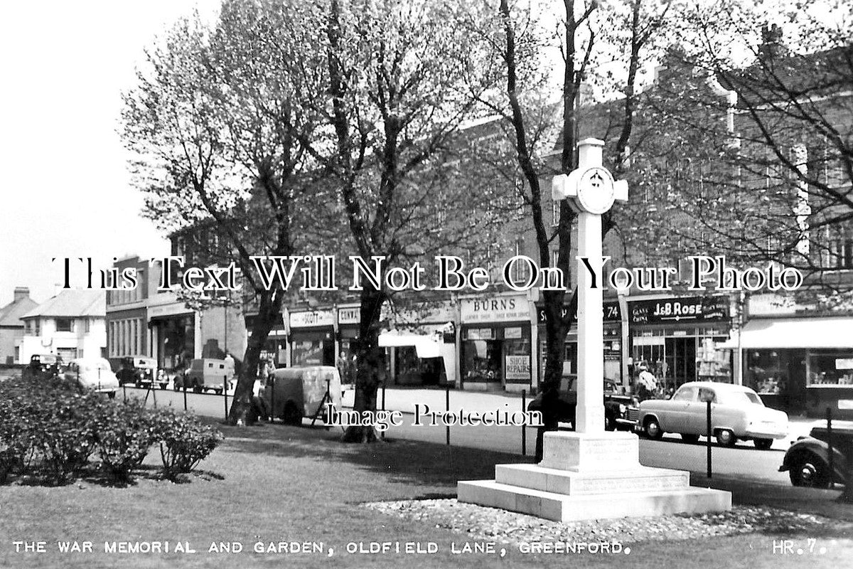 MI 1529 - Greenford War Memorial & Garden, Oldfield Lane, Middlesex ...