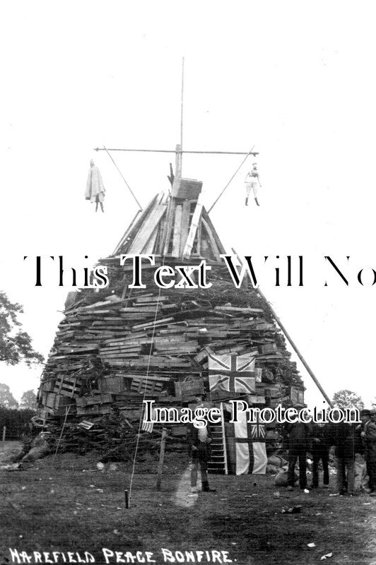 MI 1951 - Harefield Peace Bonfire, Middlesex WW1 – JB Archive