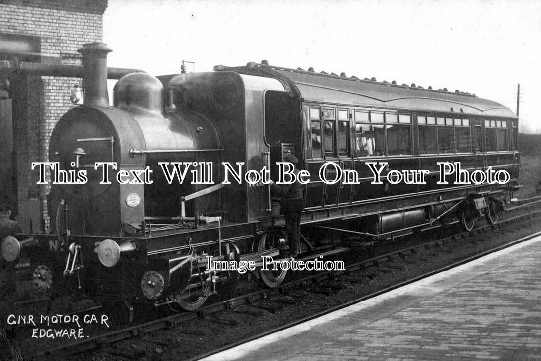 MI 202 - CNR Motor Car, Edgware Railway, London, Middlesex c1906 – JB ...