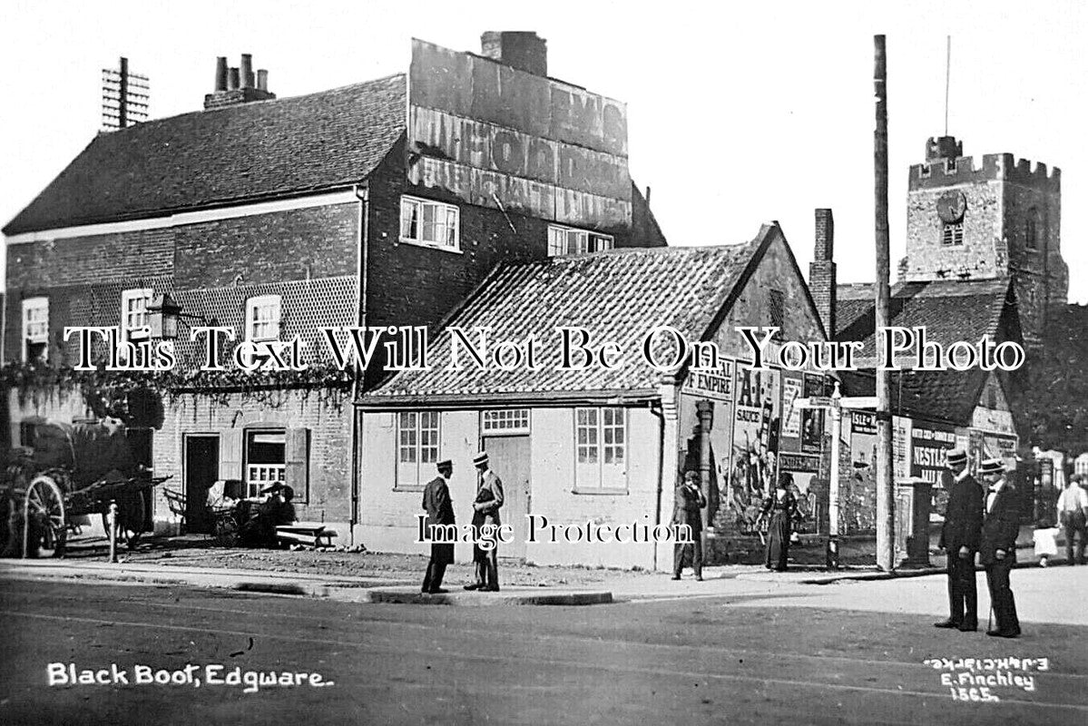 MI 2348 - Black Boot, Edgware, Middlesex – JB Archive