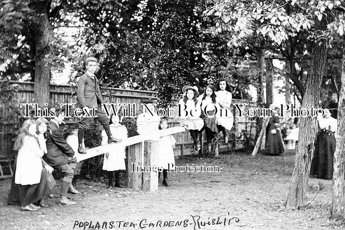 MI 352 - Poplars Tea Gardens, Ruislip, Middlesex, London c1912 – JB Archive