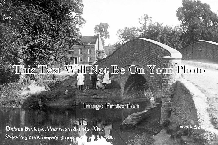 MI 511- Dukes Bridge, Harmondsworth, Middlesex c1914 – JB Archive