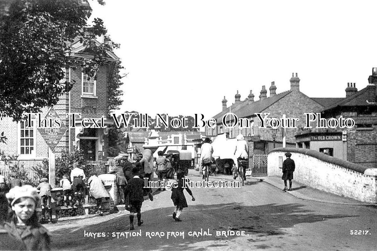 MI 656 - Station Road From Canal Bridge, Hayes, Middlesex – JB Archive