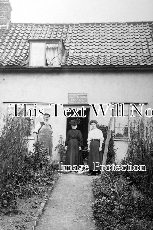 NF 1043 - Walter Chapman Boot Maker, Pulham St Mary, Norfolk – JB Archive