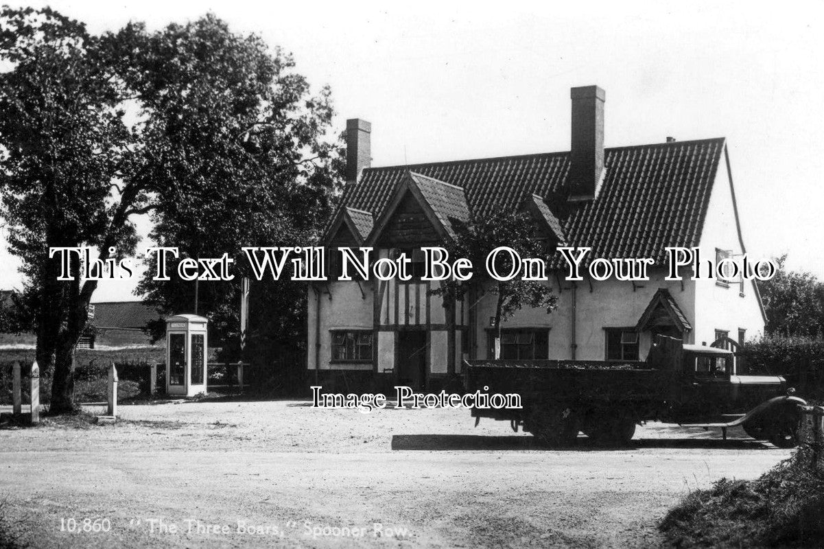 NF 1045 - The Three Boars Public House, Spooner Row, Norfolk – JB Archive