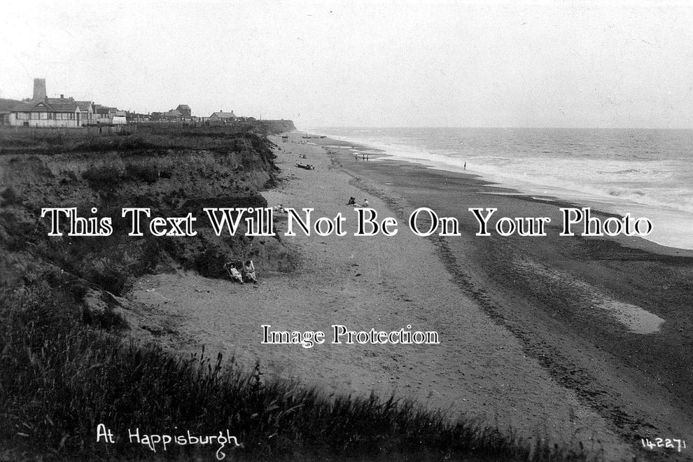 NF 108 - Cliffs & Beach, Happisburgh, Norfolk c1937 – JB Archive