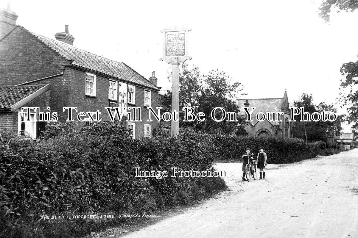 NF 1182 - The Swan Inn Pub, The Street, Topcroft, Norfolk – JB Archive