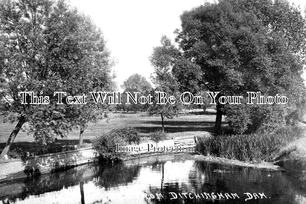 NF 1261 - View From Ditchingham Dam, Norfolk – JB Archive